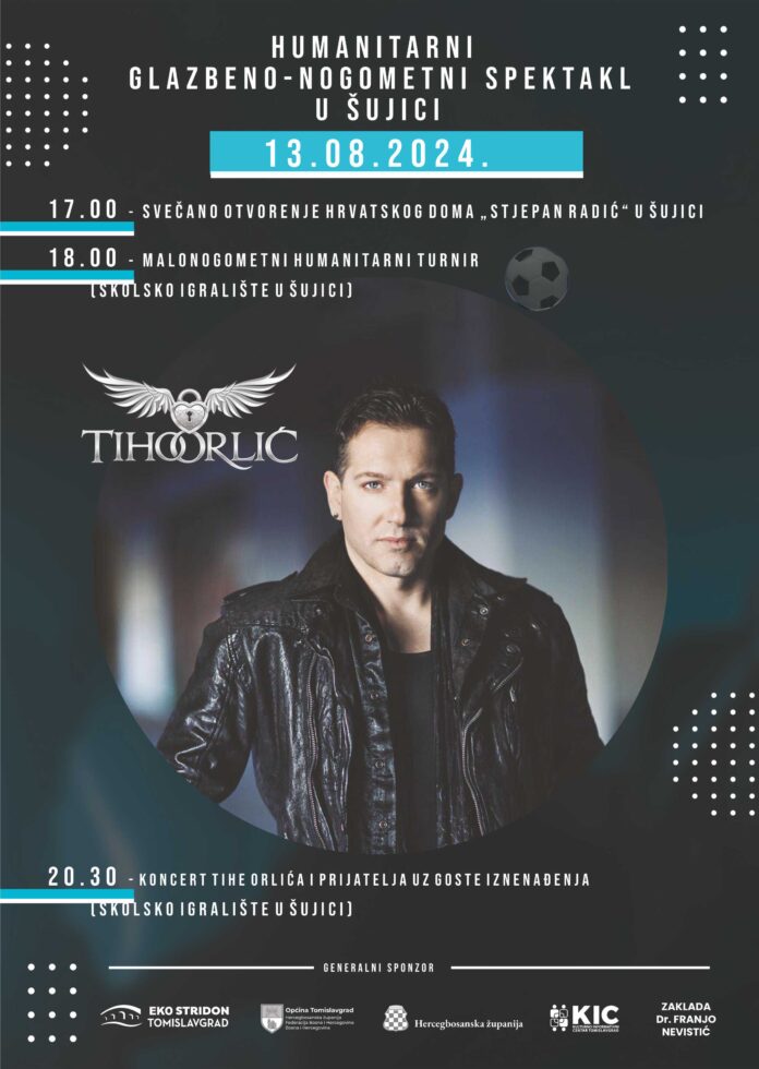 Otvorenje hrvatskog doma 'Stjepan Radić' u Šujici i koncert Tihe Orlića ...